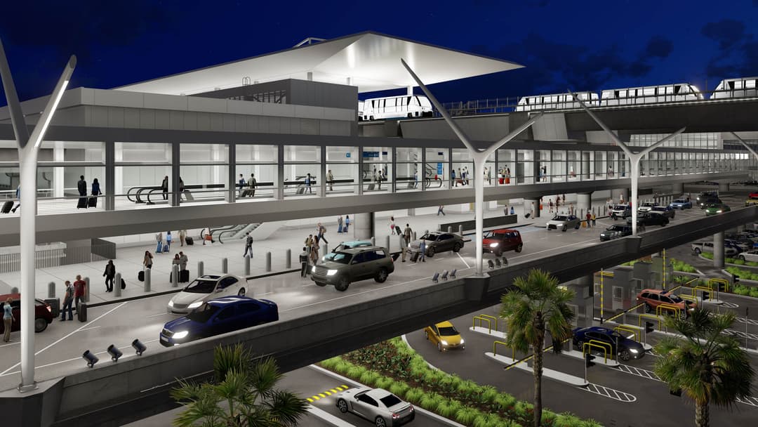 LAX Automated People Mover: Fluor Design-Build Finance Project